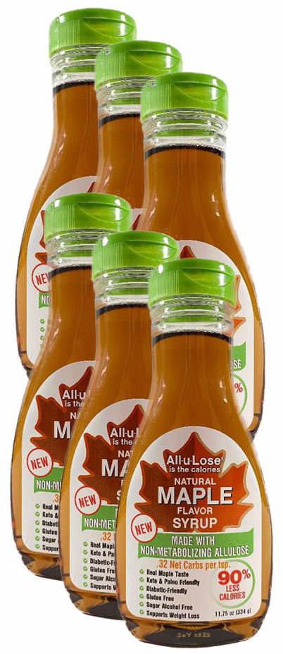 Natural Maple Flavored All-u-Lose Syrup - 11.75oz Bottle – BetterTaste